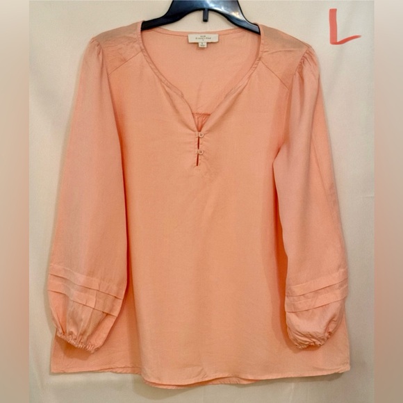 new directions | Tops | New Directions Blouse In Soft Peach With ...